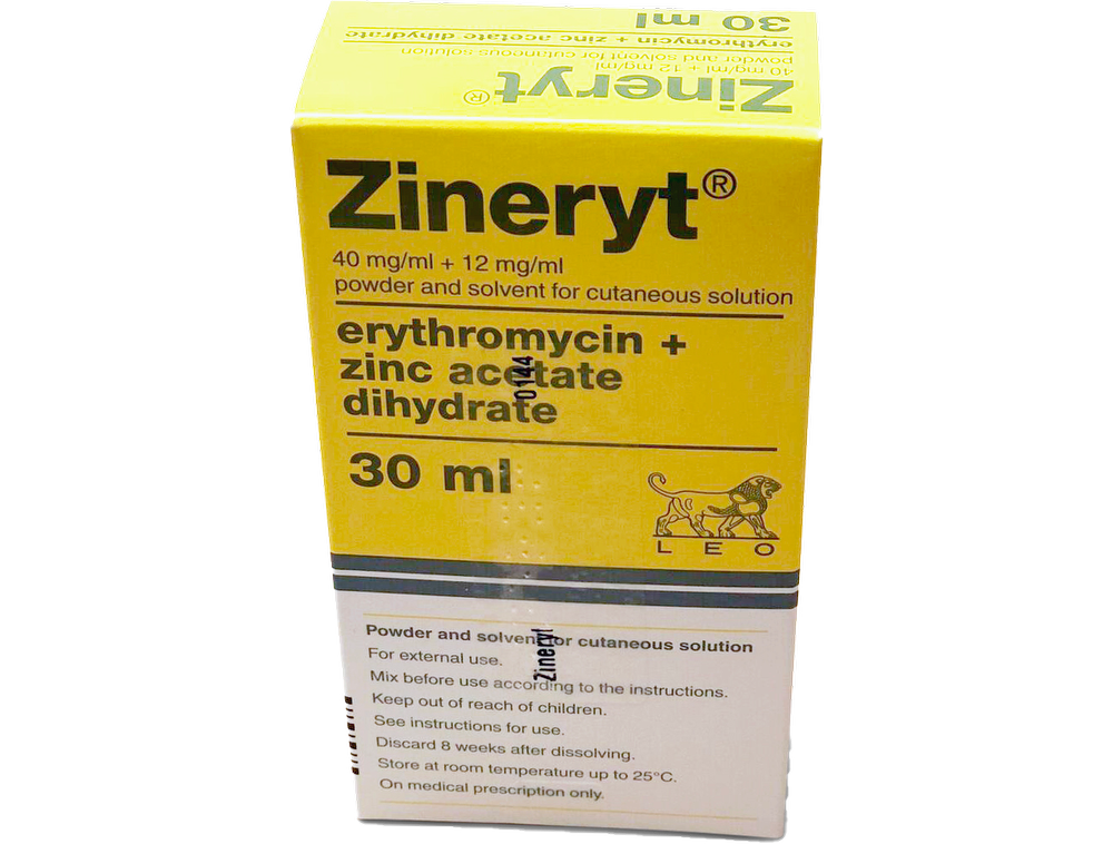 Buy Zineryt Lotion Online 40mg/12mg from £19.49 | Chemist Click UK